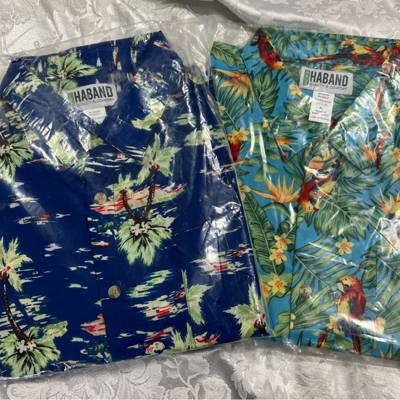 Haband | Shirts | Haband Mens Bogo Hawaiian Shirts Button Front With ...